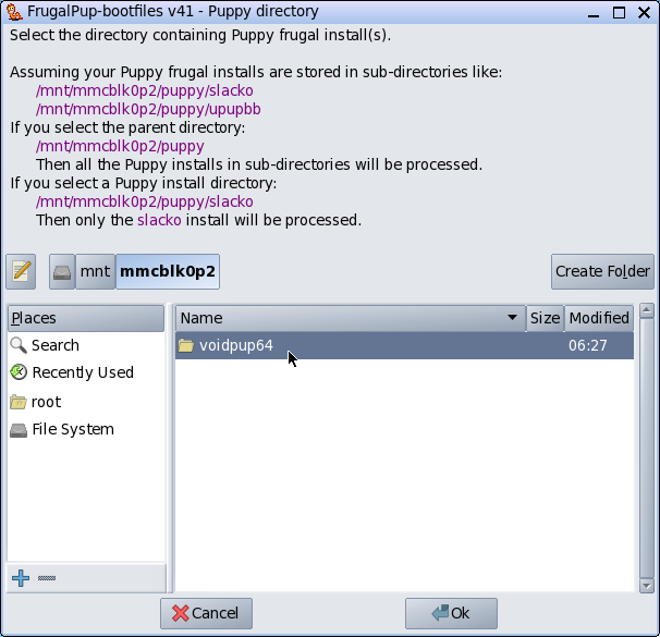 FrugalPupを使ってみた: LinuxでCD音楽再生 PuppyLinux編