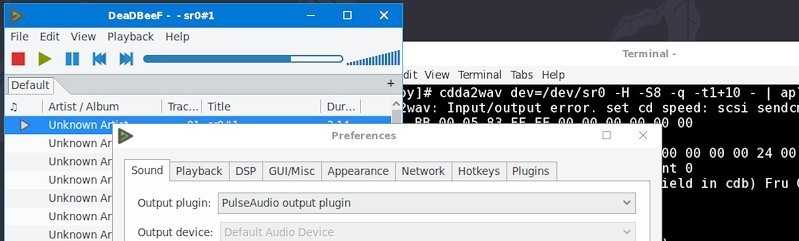 QuickPup64 その後 DeaDBeefとか: LinuxでCD音楽再生 PuppyLinux編